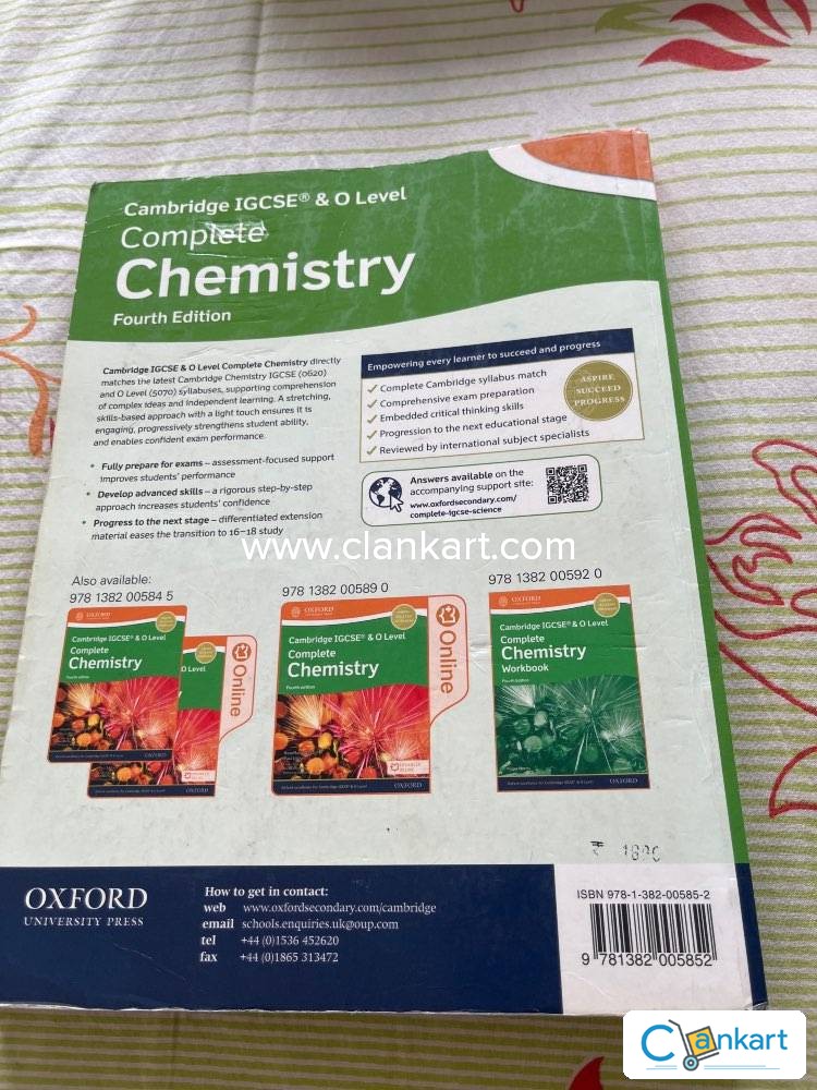 Buy 'NEW Cambridge IGCSE & O Level Complete Chemistry: Student Book ...
