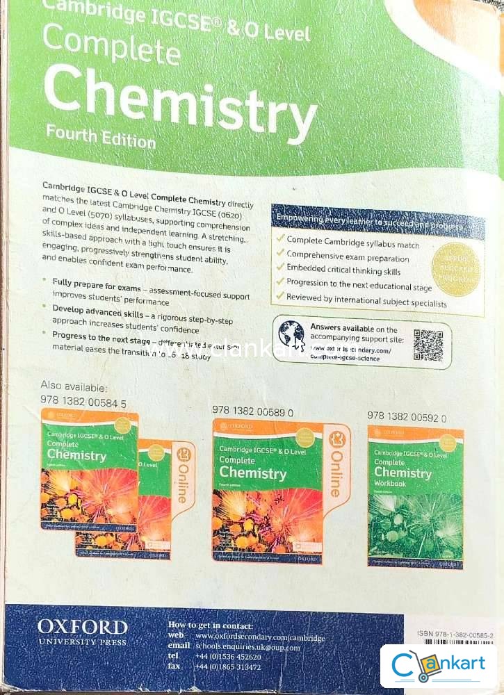 Buy 'NEW Cambridge IGCSE & O Level Complete Chemistry: Student Book (Fourth Edition)' Book In ...