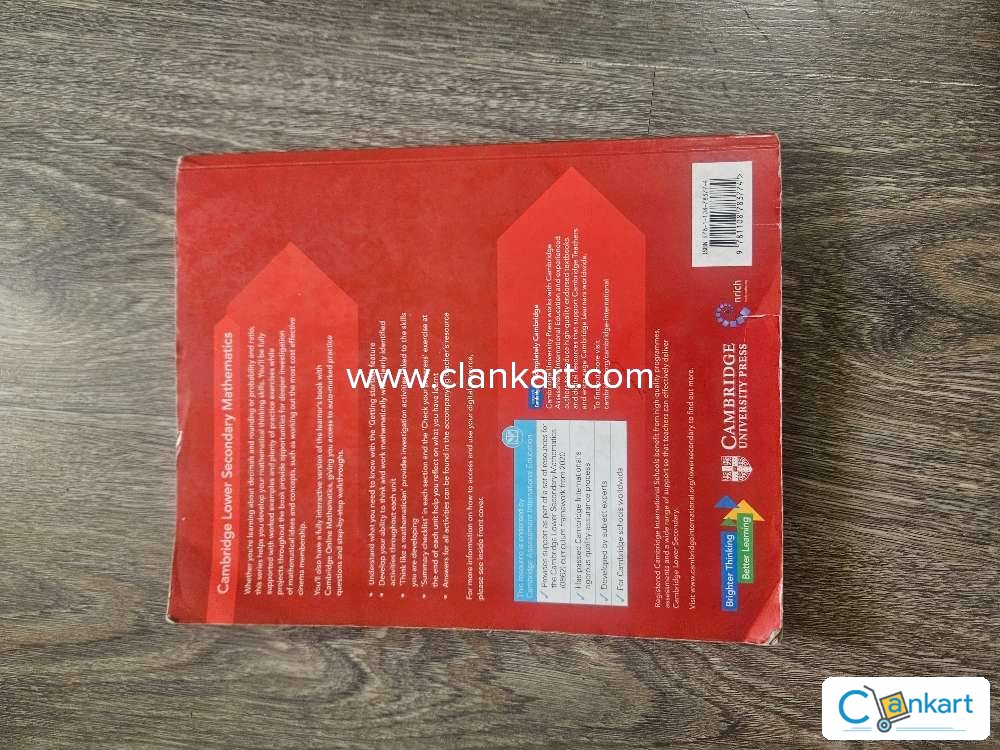 Buy 'Cambridge Lower Secondary Mathematics Learner's Book 9 With Digital Access (1 Year ...