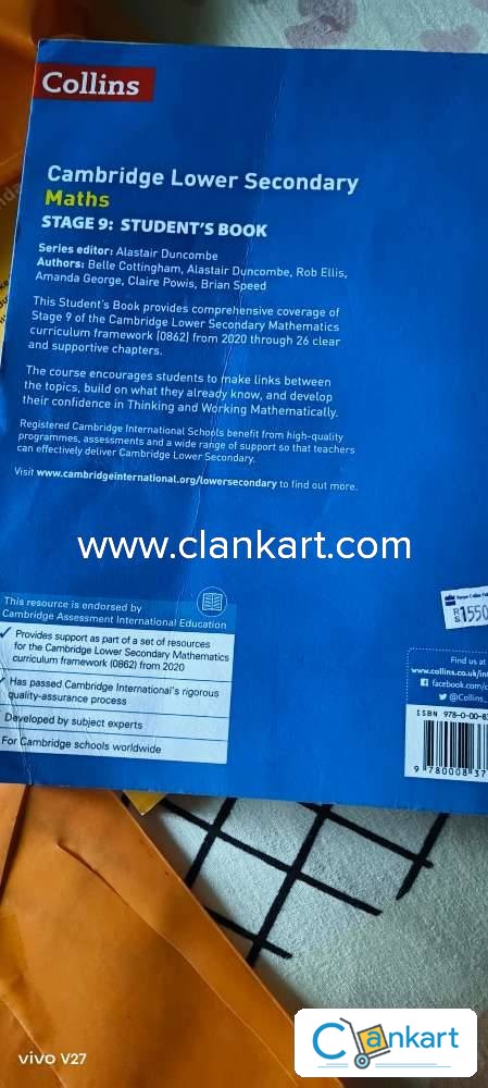 Buy 'Collins Cambridge Lower Secondary Maths: Stage 9: Student's Book ...