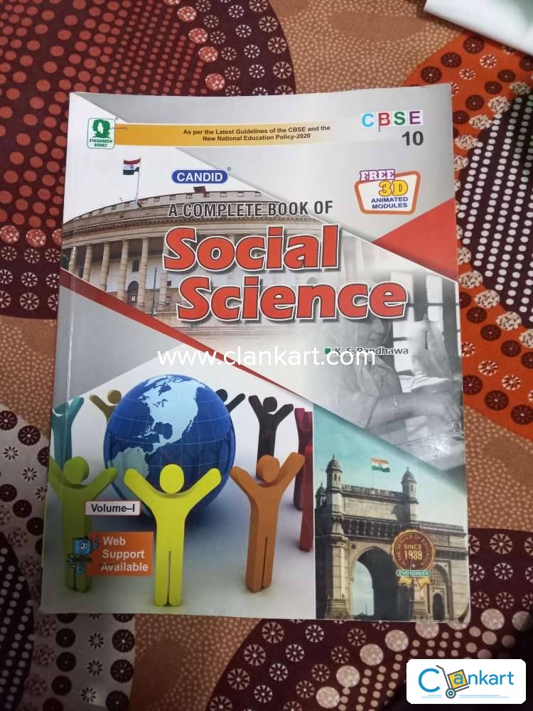 Buy 'Candid A Complete Book Of Social Science Class 10 - Vol. 1' Book ...