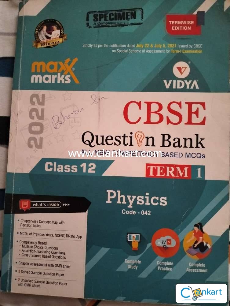 Buy 'Cbse Question Bank For Physics' Book In Excellent Condition At ...