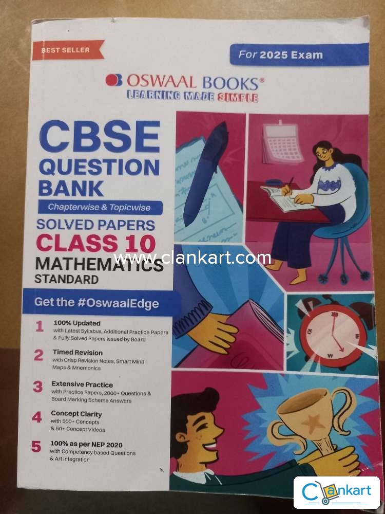 Buy 'Oswaal CBSE Question Bank Class 10 Mathematics (Standard ...