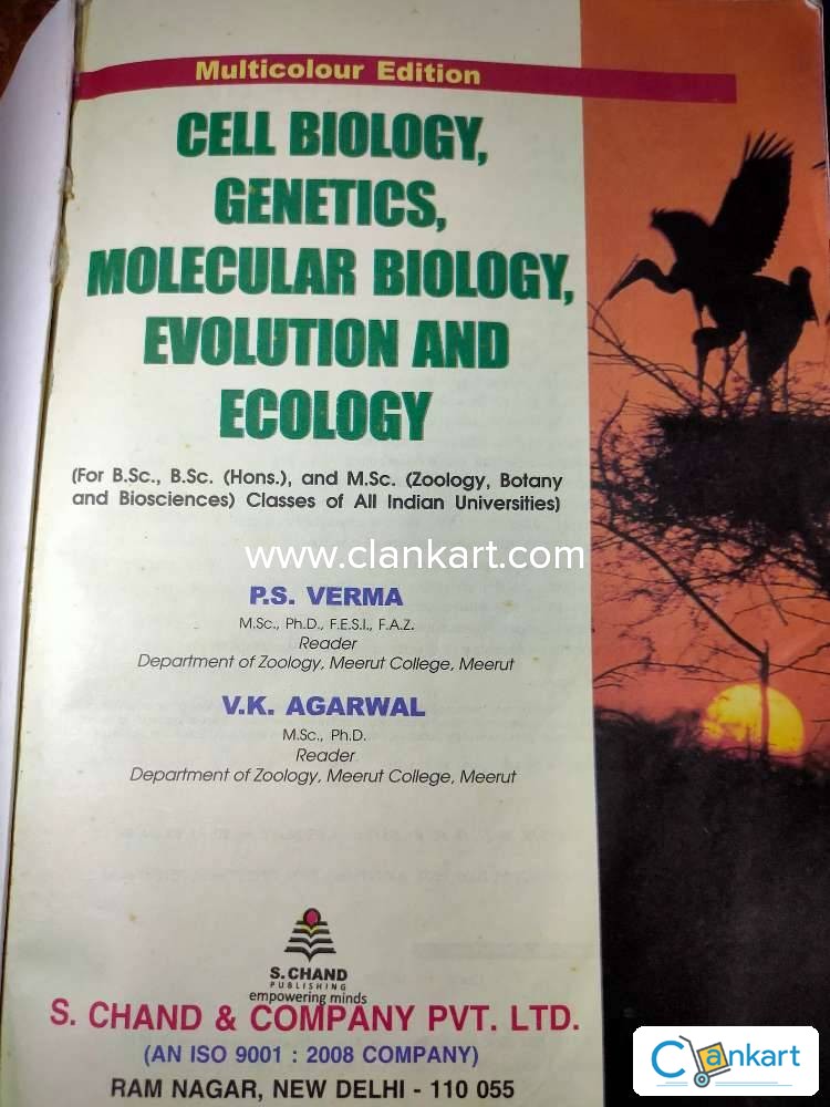 Buy 'Cell Biology,Genetics, Molecular Biology: Evolution And Ecology ...