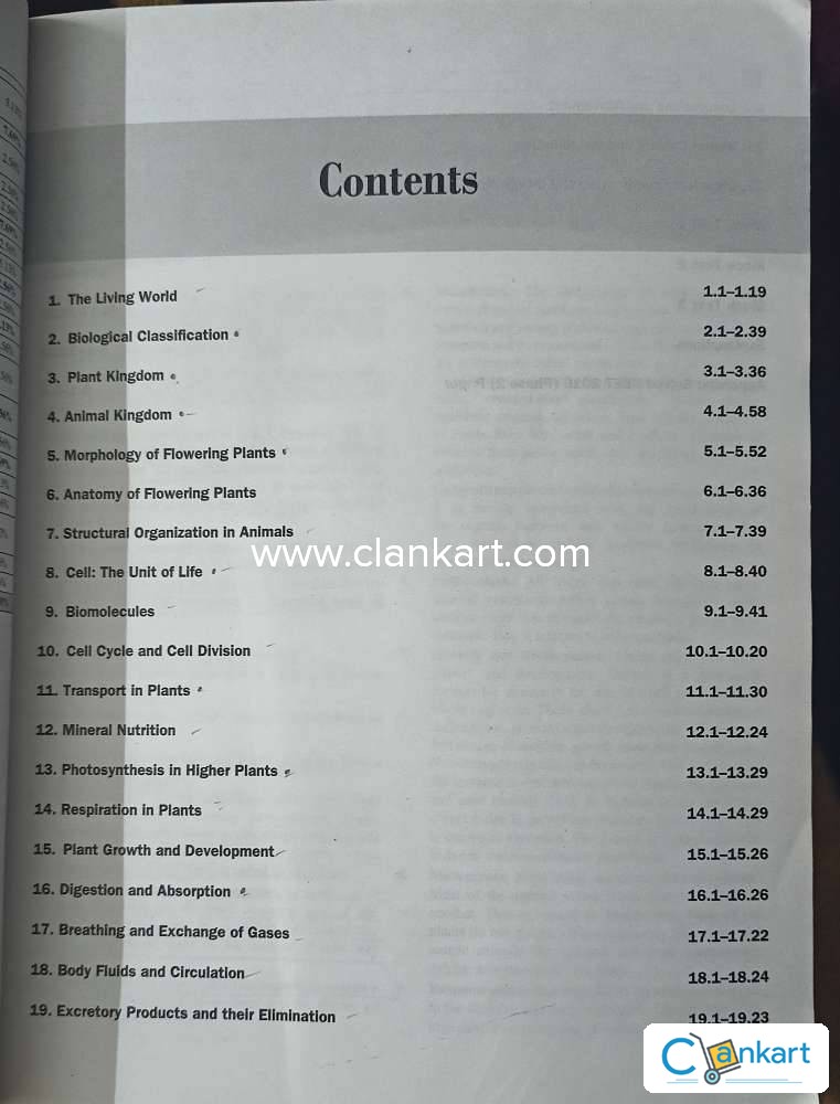 Buy 'Cengage A To Z Biology For Neet Class XI' Book In Fair Condition ...