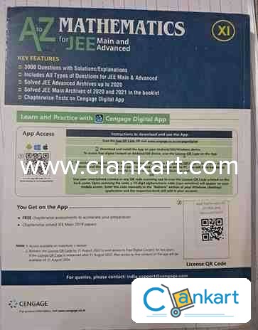 Buy 'Cengage To Z Mathematics Jee Mains And Advanced Class 11' Book In ...