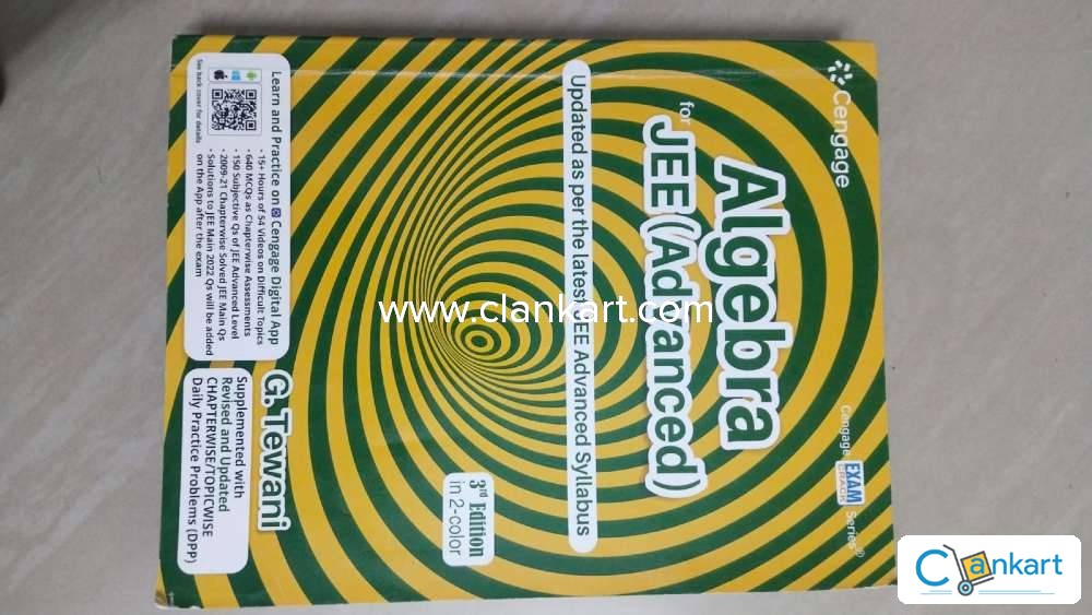 Buy 'Algebra For JEE Advanced' Book In Excellent Condition At Clankart.com