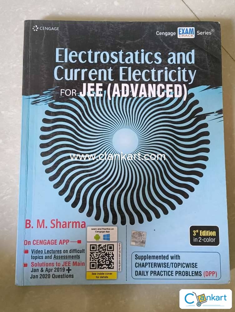 Buy 'Cengage Electrostatics And Current Electricity By BM Sharma For Jee Advanced' Book In ...