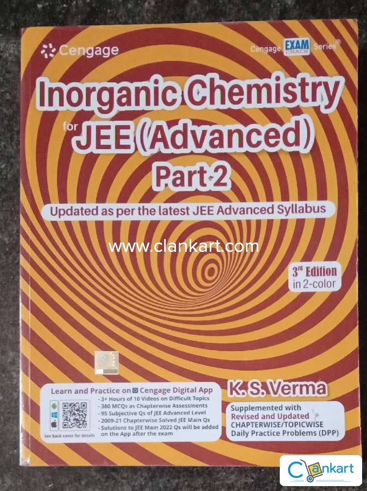 Buy 'Cengage Inorganic Chemistry For JEE ADVANCED PART 2' Book In ... Buy 'Cengage Inorganic Chemistry For JEE ADVANCED PART 2' Book In ...
