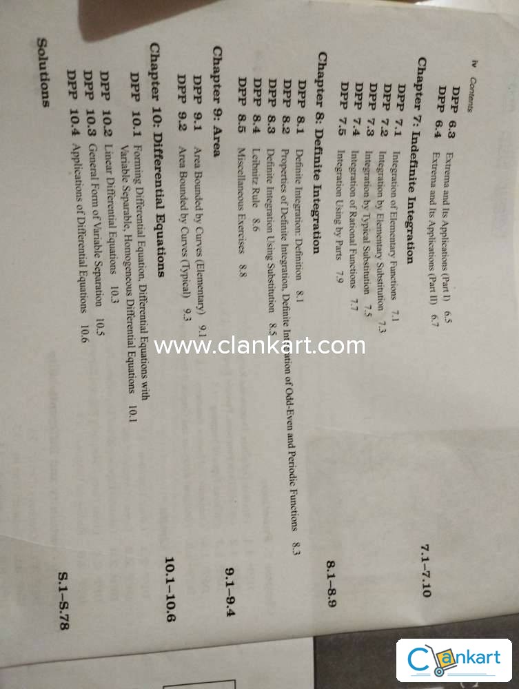 Buy 'Cengage Mathematics Calculus For JEE Advanced' Book In Excellent ...