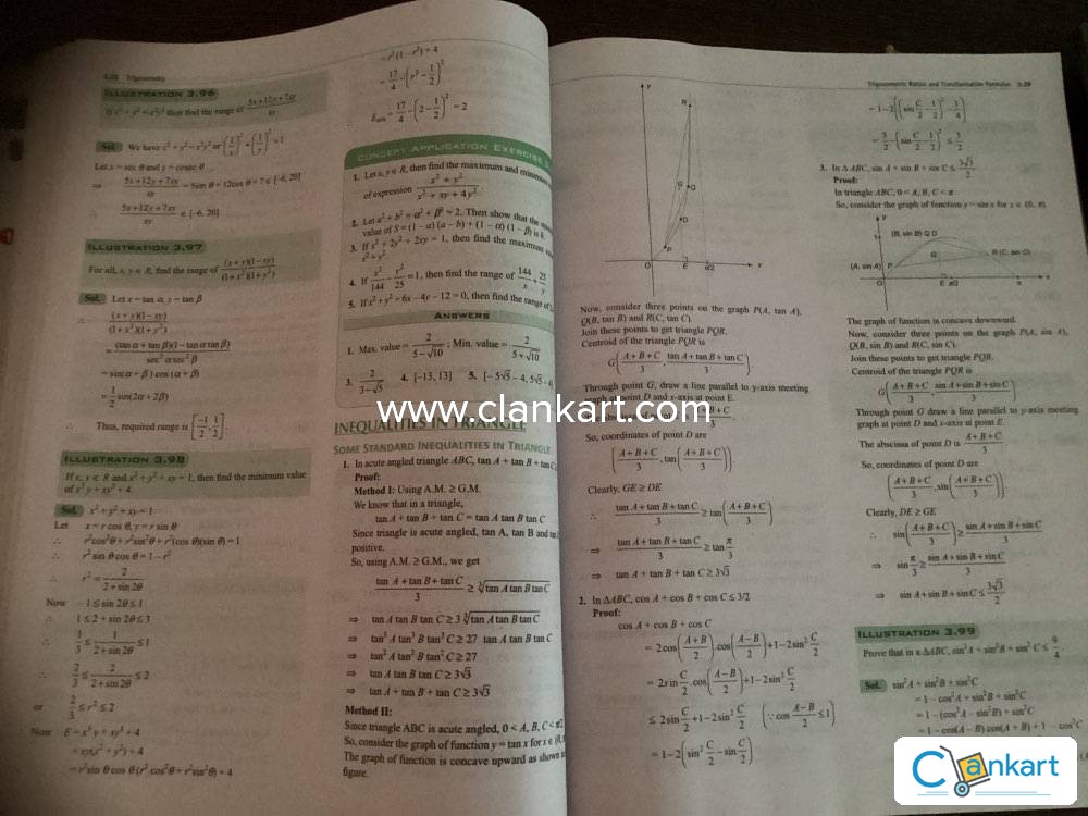 Buy 'Cengage Maths JEE M+A With Solutions' Book In Excellent Condition ...