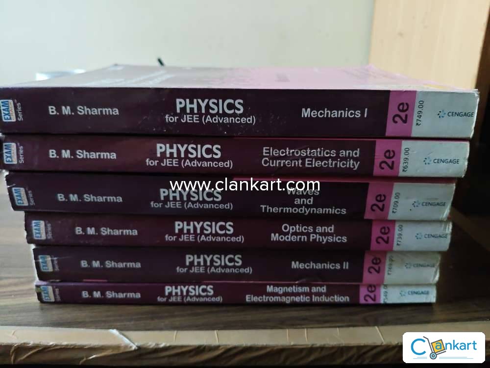 Buy 'B M Sharma For JEE Physics All 6 Parts Available' Book In Good ...
