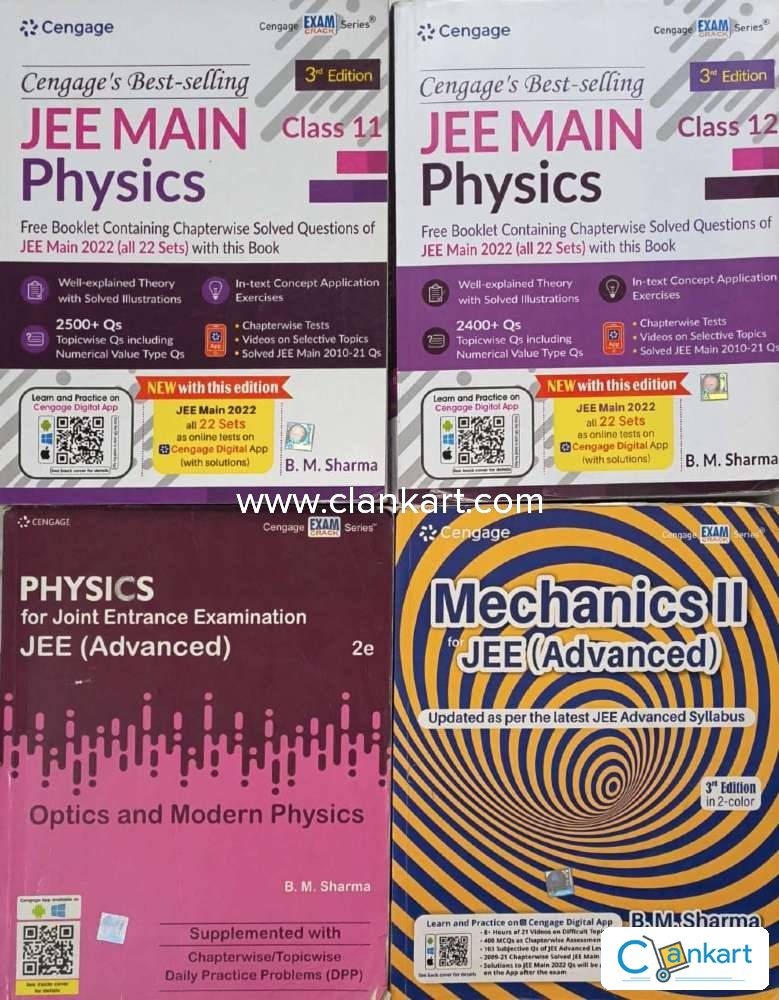 Buy 'Cengage Physics By B.M Sharma (11th&12th [Mains],Mechanics 2 ...