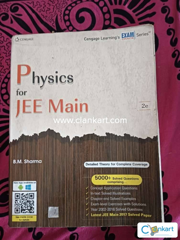 Buy Physics For Jee Main Book In Excellent Condition At Clankart