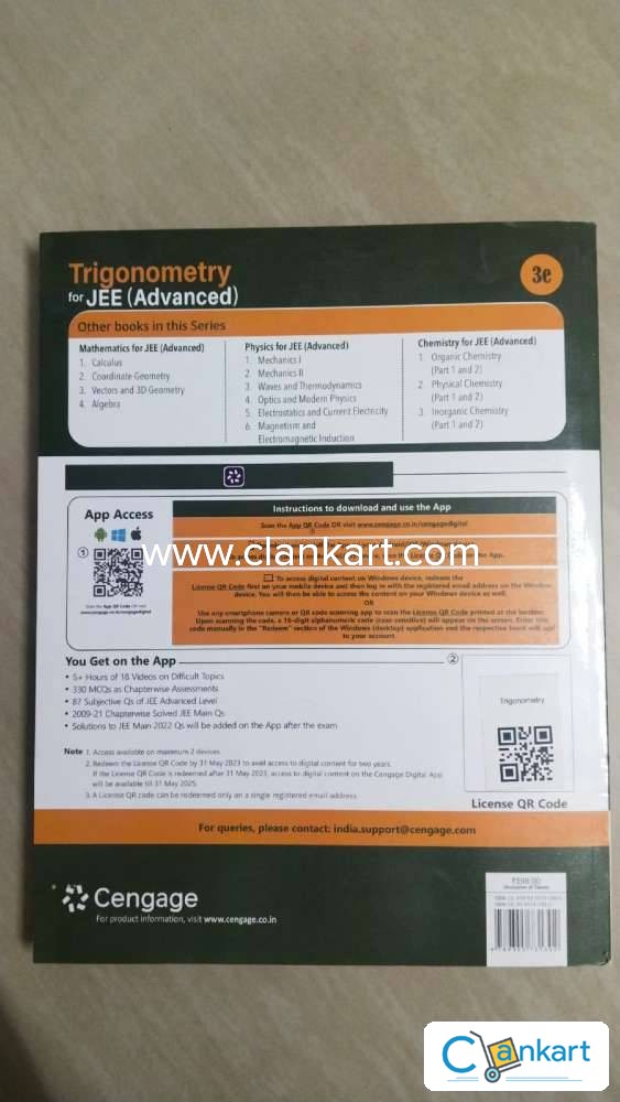 Buy 'Trigonometry For JEE Advanced' Book In Excellent Condition At ...