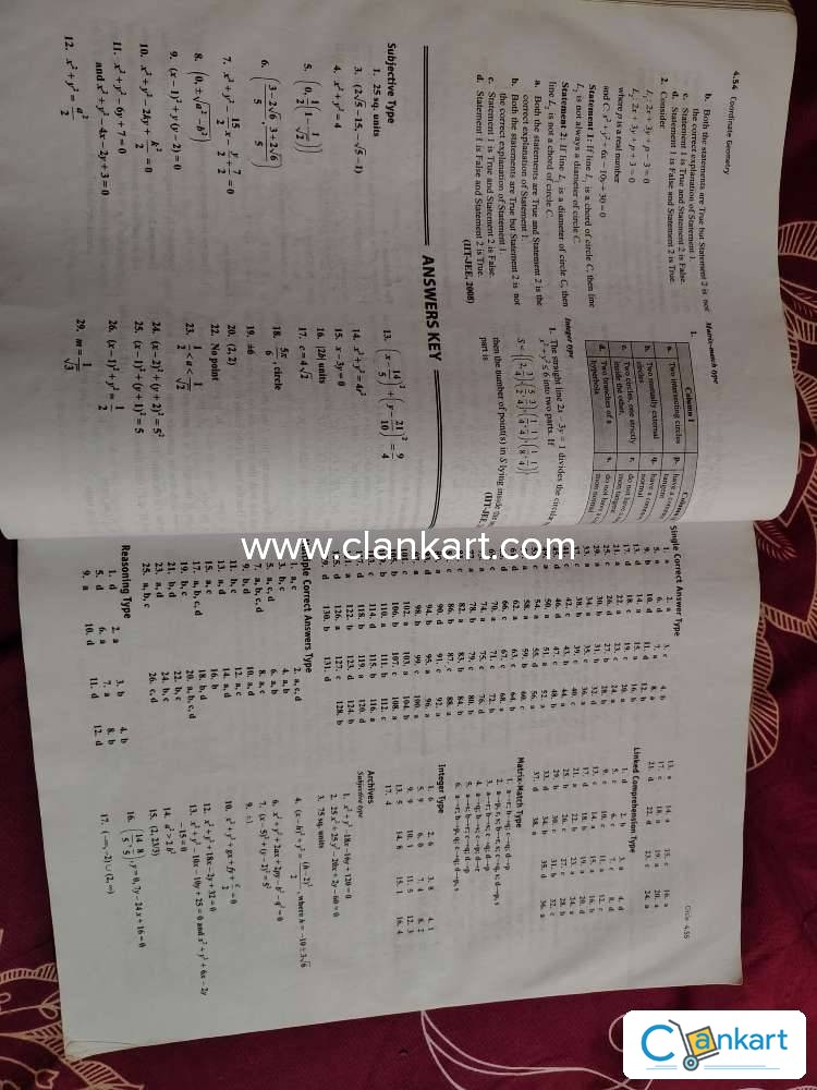 Buy 'Mathematics For Joint Entrance Examination Jee Advanced ...