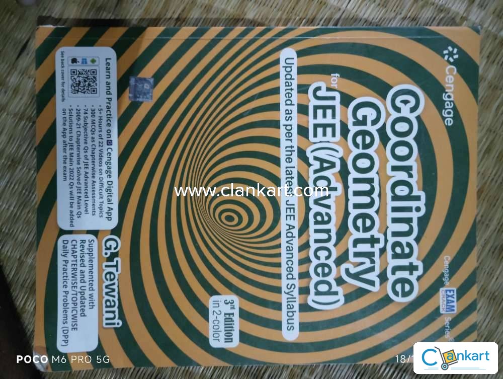 Buy 'Jee Mains And Advanced Coordinate Geometry Book' Book In Good ...