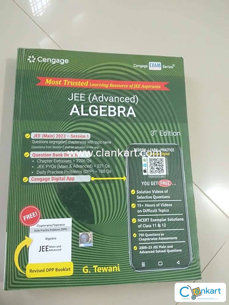 Buy 'Cengage Jee Advanced Algebra' Book In Excellent Condition At ...