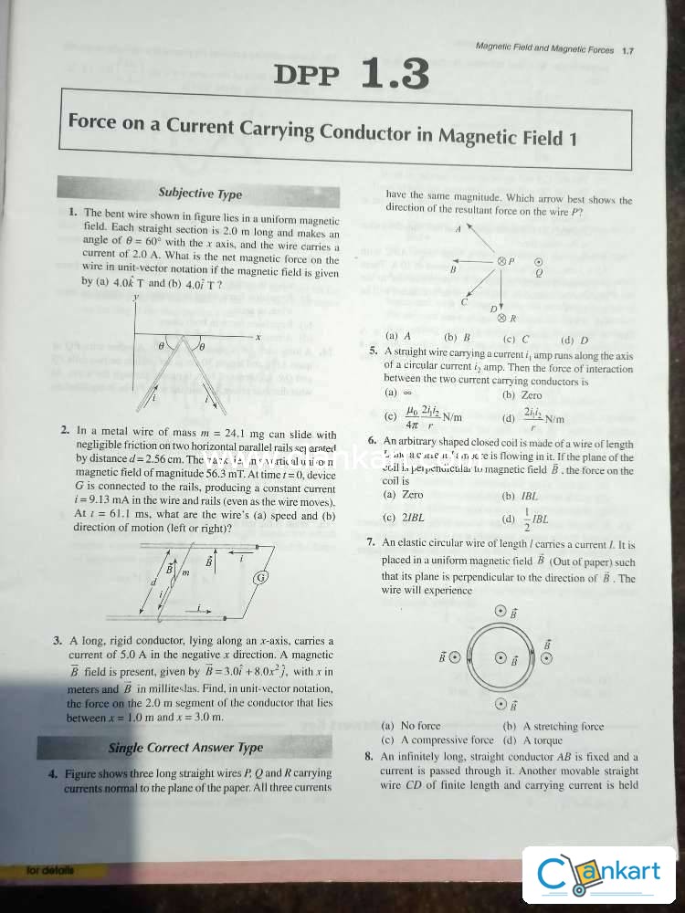 Buy 'Cengage Physics JEE Magnetism & Electromagnetic Induction FREE DPP ...