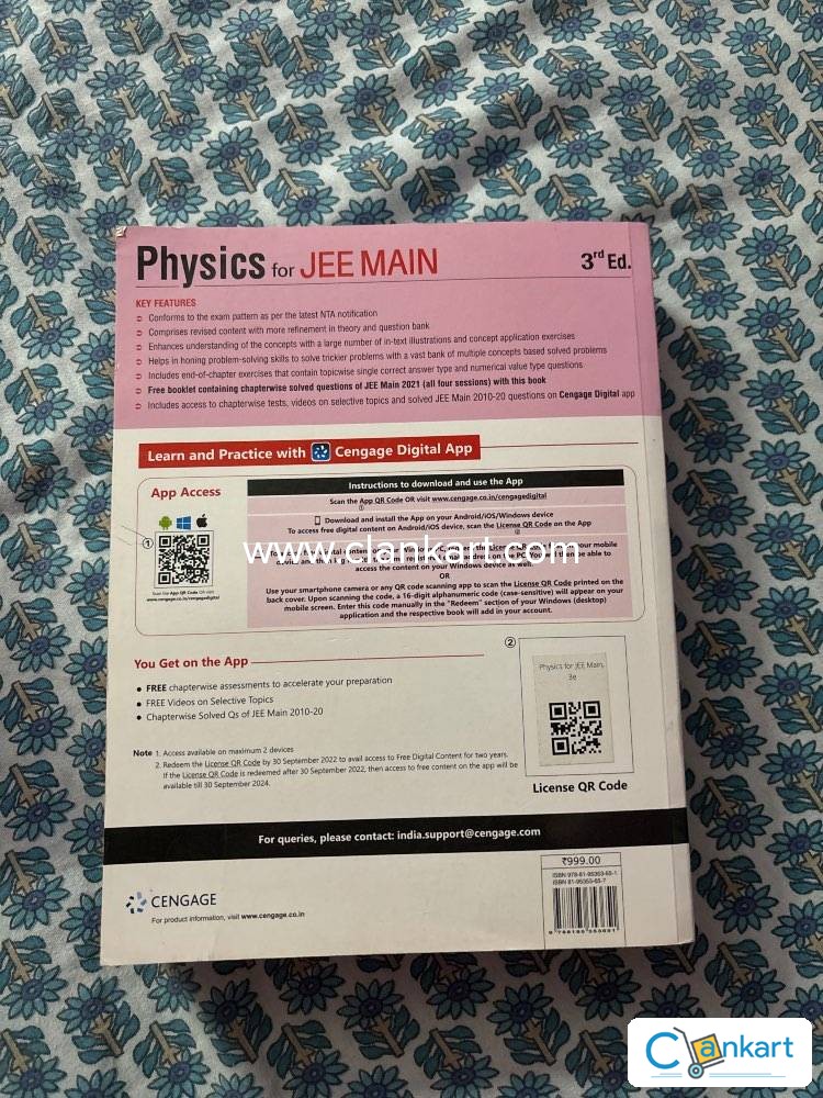 Buy 'Physics For Jee Main 3rd Edition' Book In Excellent Condition At ...