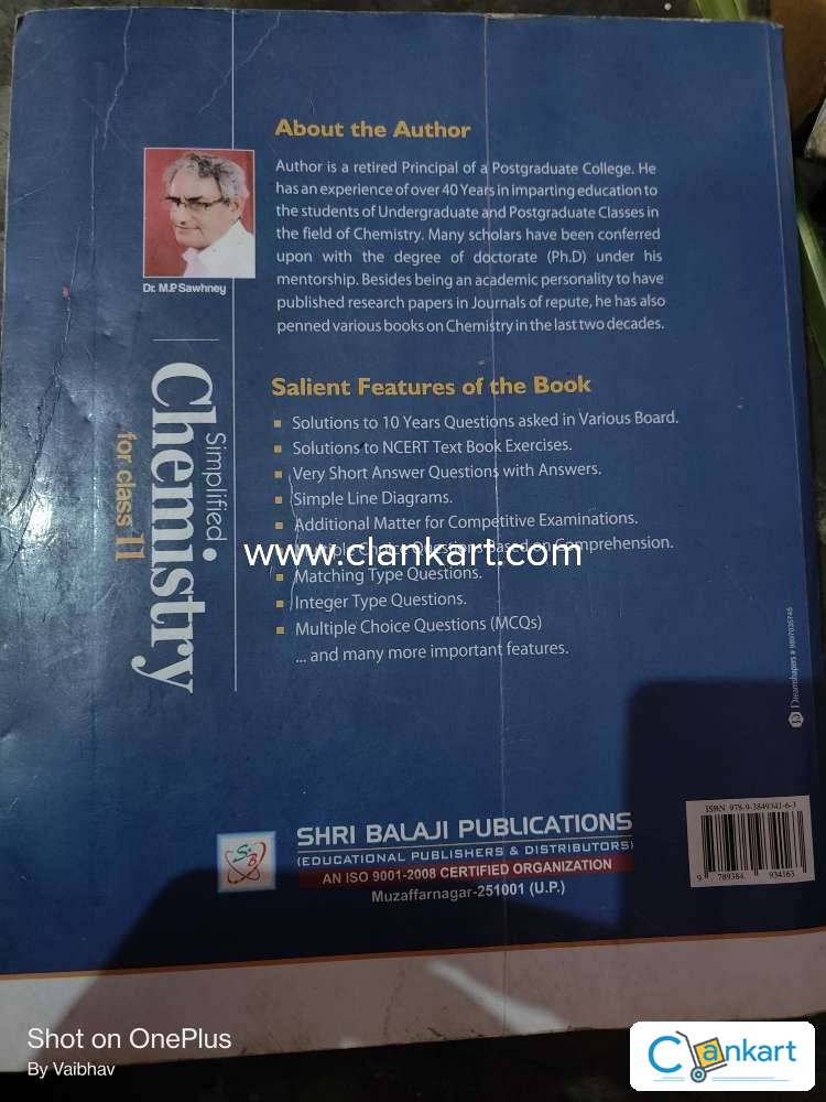 Buy 'Simplified Chemistry For Complete Course Of Class XI (Simplified ...