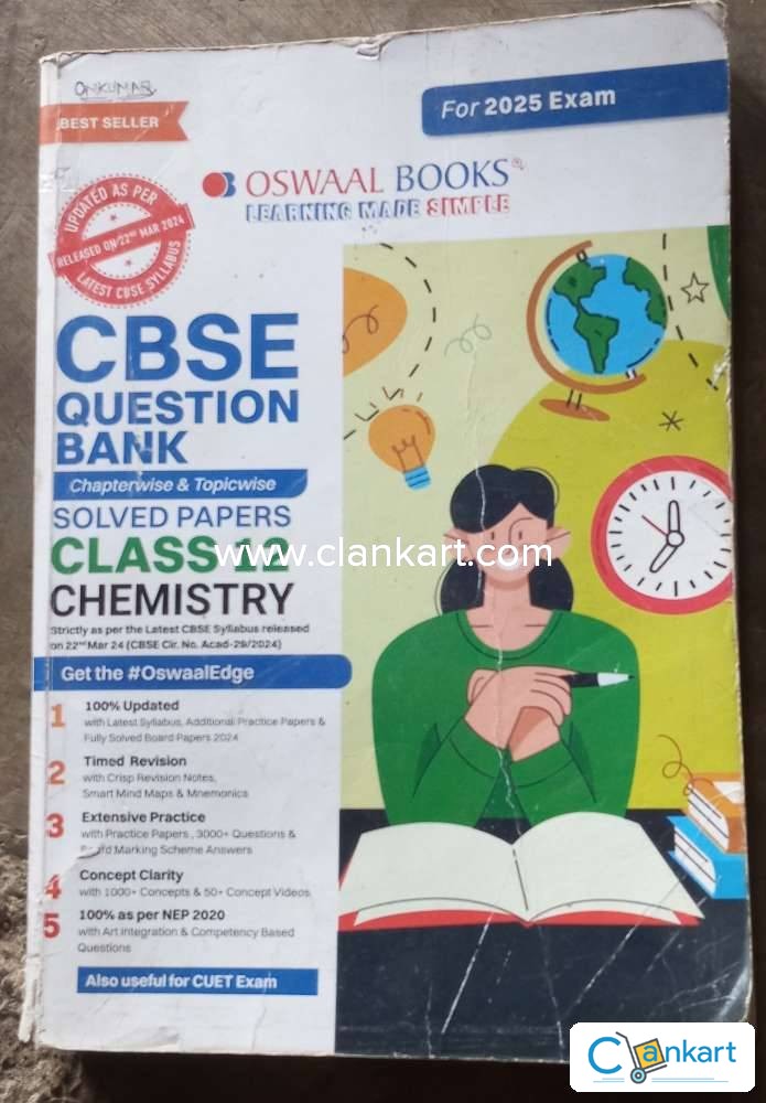Buy 'Oswaal CBSE Question Bank Class 12 Chemistry, Chapterwise And ...