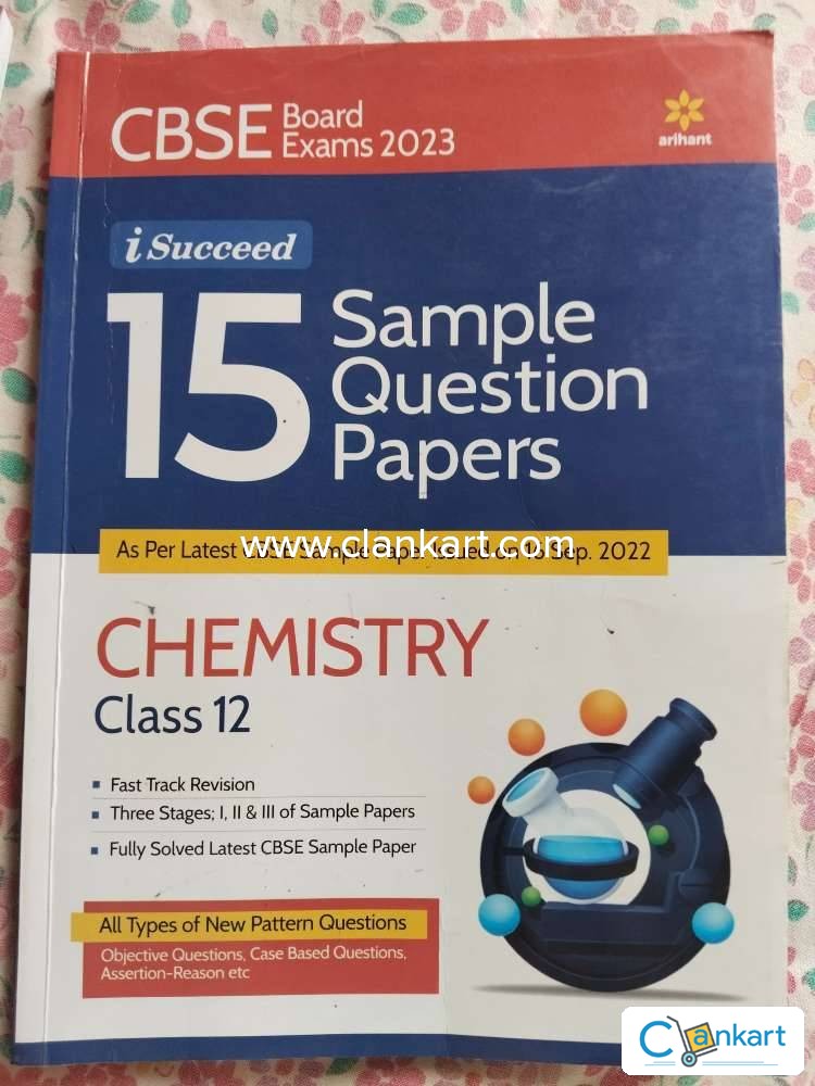 Buy 'Chemistry Sample Paper Class 12' Book In Excellent Condition At ...