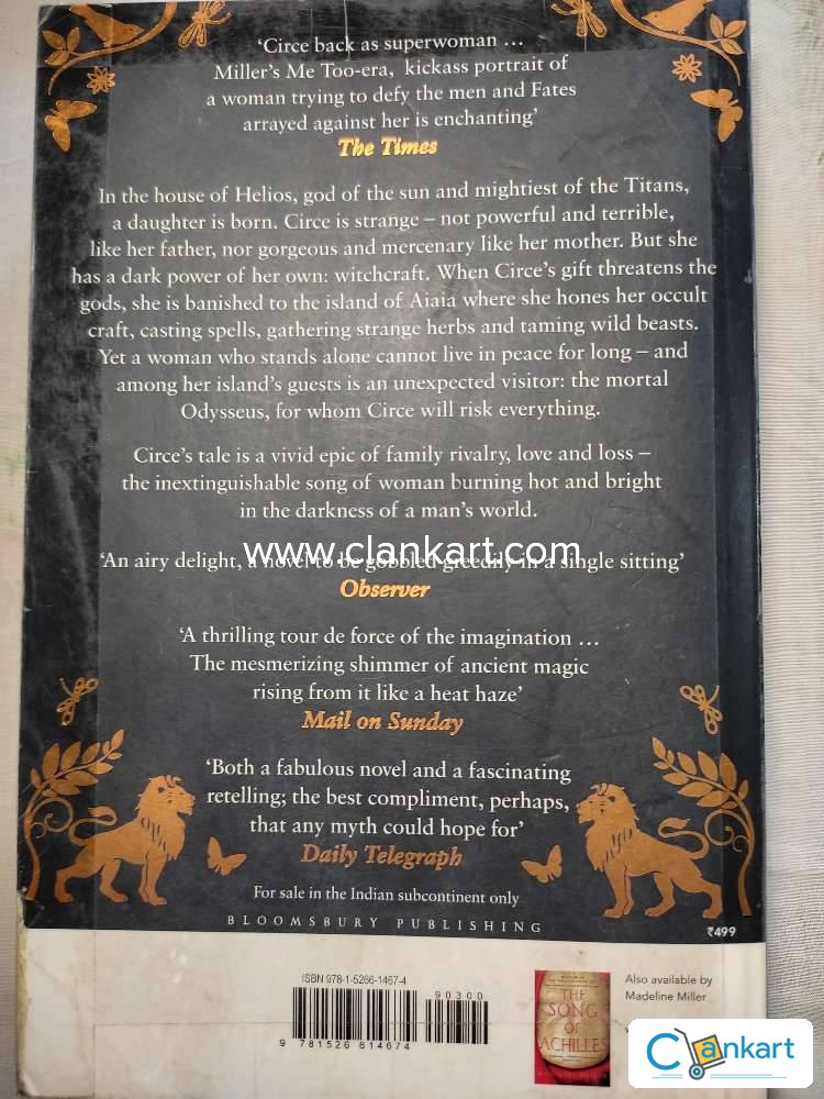Buy 'Circe' Book In Good Condition At Clankart.com