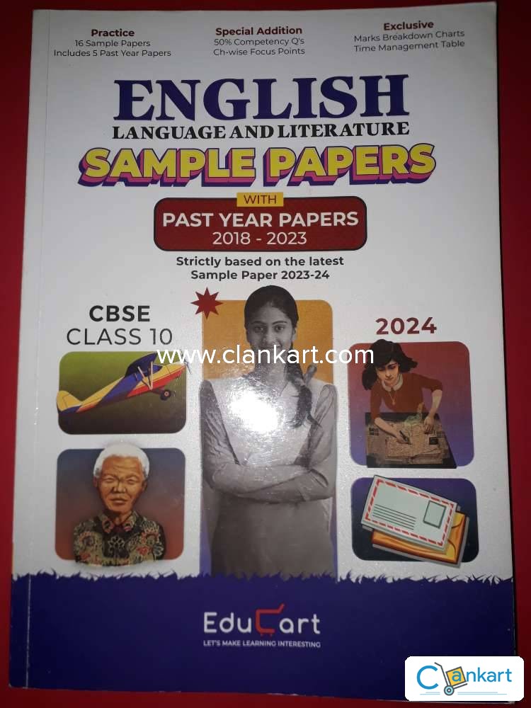 Buy 'Class 10 English Sample Paper' Book In Excellent Condition At ...