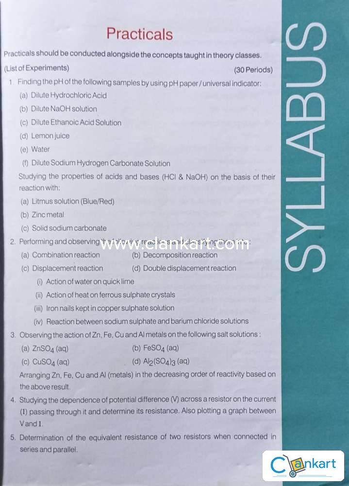 Buy 'Class 10 Science Lab Manual Prabhakar Ray M.Sc' Book In Excellent ...