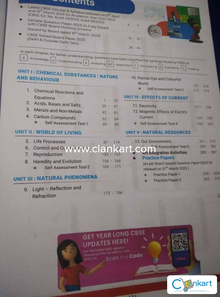 Buy 'CBSE Question Bank For Science' Book In Excellent Condition At ...