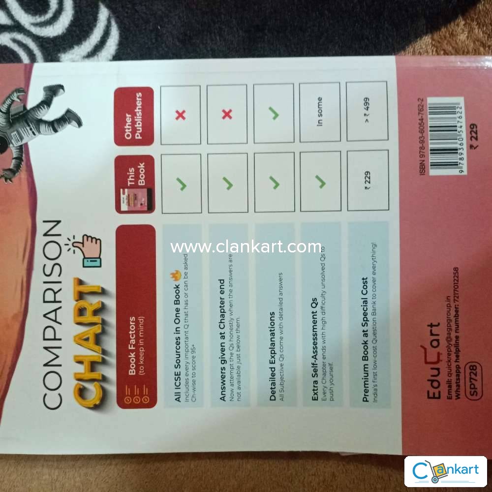 Buy 'Educart ICSE Class 10 Question Bank 2025 English Language One Shot ...