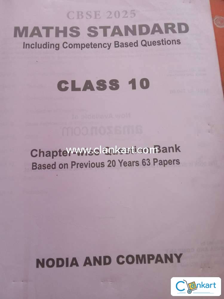 Buy 'Maths Standard Class 10' Book In Excellent Condition At Clankart.com