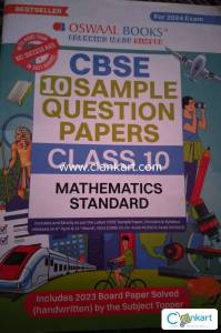 Buy 'Oswaal CBSE Sample Question Papers Class 10 Mathematics Standard ...