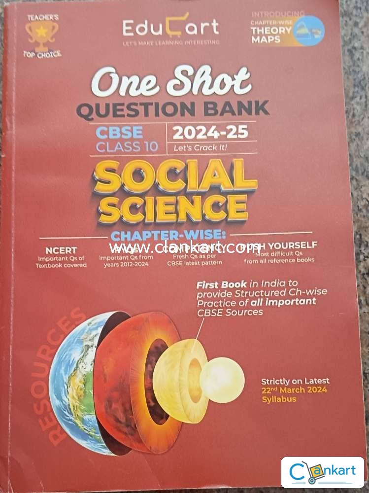 Buy 'One Shot Question Bank Social Science' Book In Excellent Condition ...