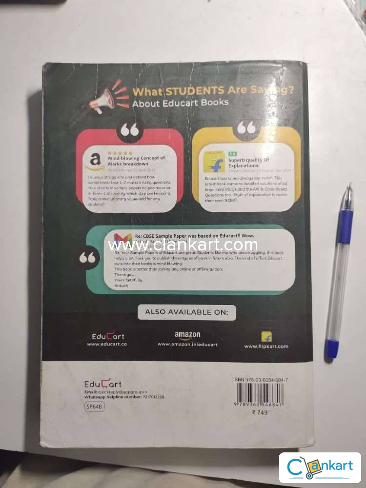 Buy 'Educart CBSE Question Bank Class 10 Social Science 2024-25 (As Per ...