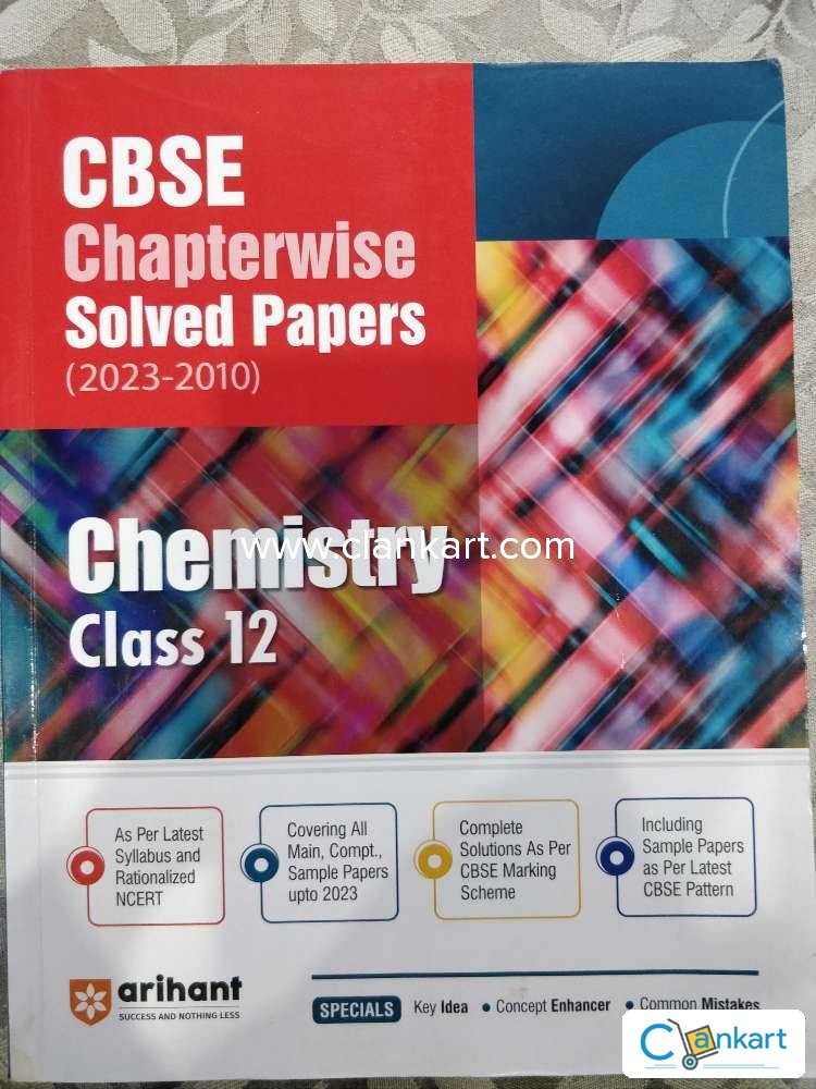Buy 'Arihant CBSE Chapterwise Solved Papers 2023-2010 Chemistry Class ...