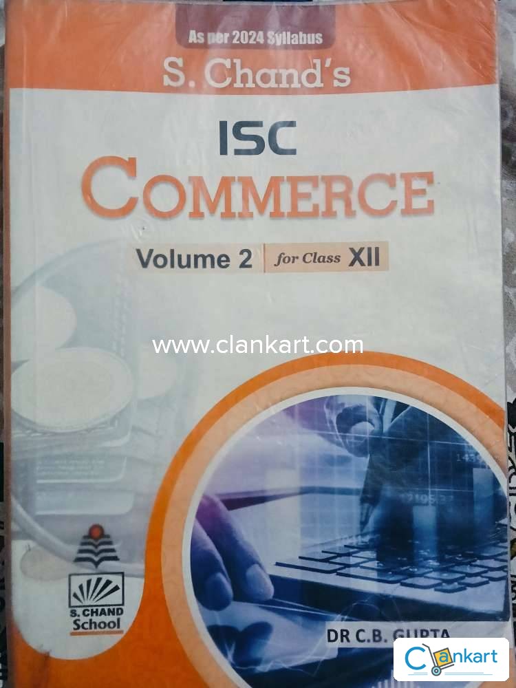 Buy 'S. Chand's ISC COMMERCE Volume 2 For Class -XII' Book In Excellent ...