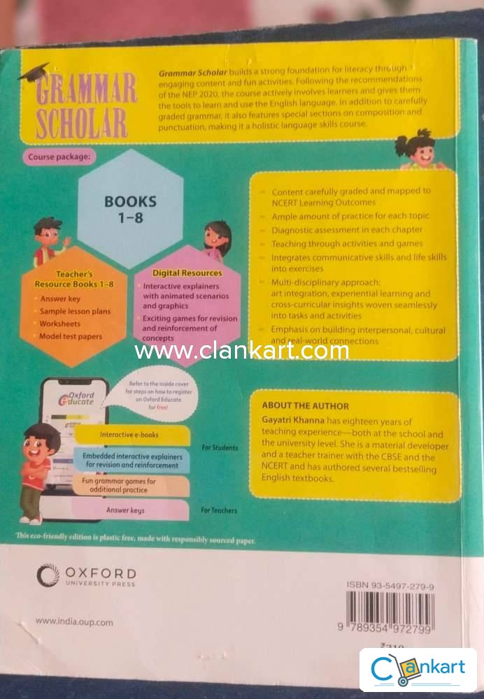 Buy 'Class 7 English Grammar Book' Book In Excellent Condition At ...
