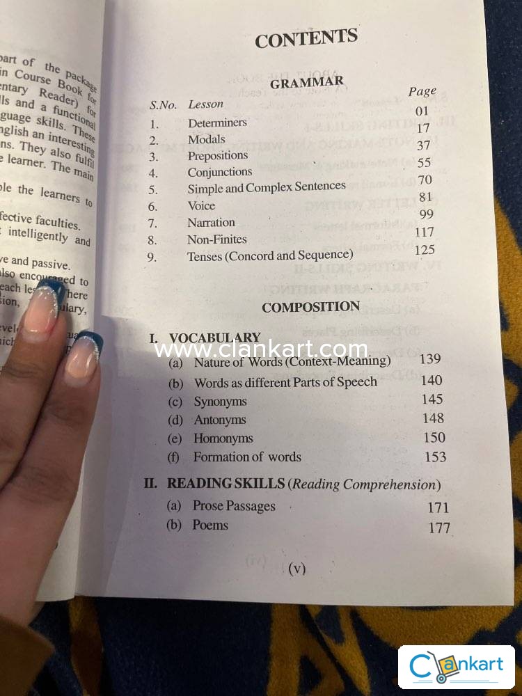 Buy 'Class 9 English Grammar Textbook Punjab Board' Book In Excellent ...