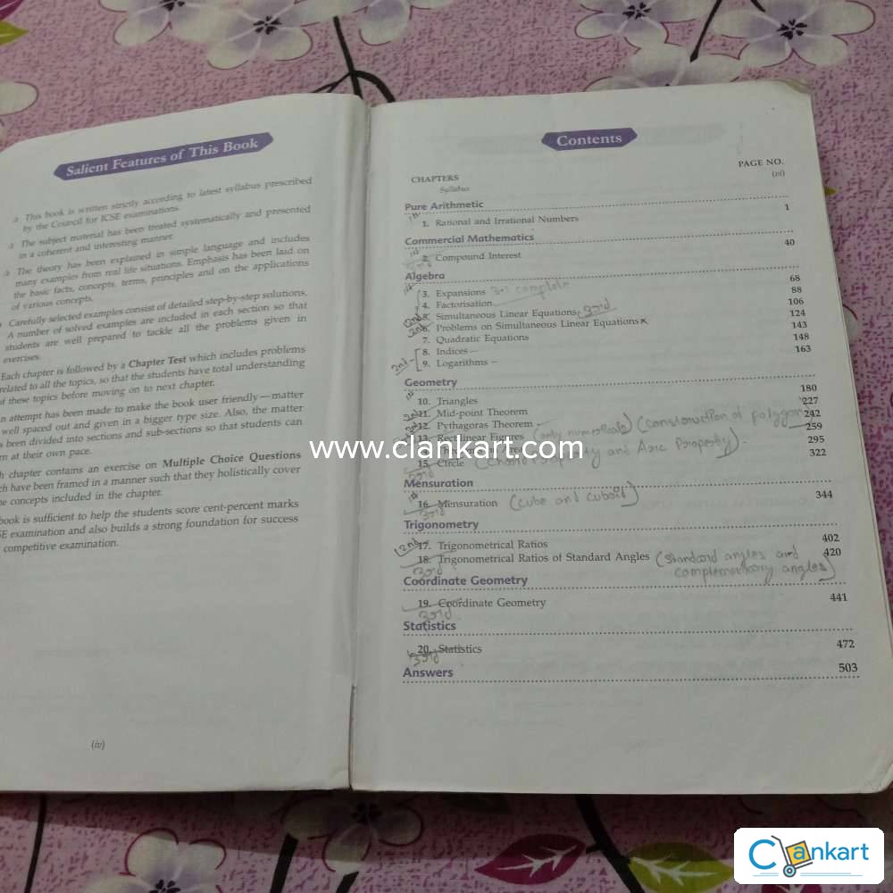 Buy 'Understanding ICSE Mathematics Class- IX' Book In Good Condition ...