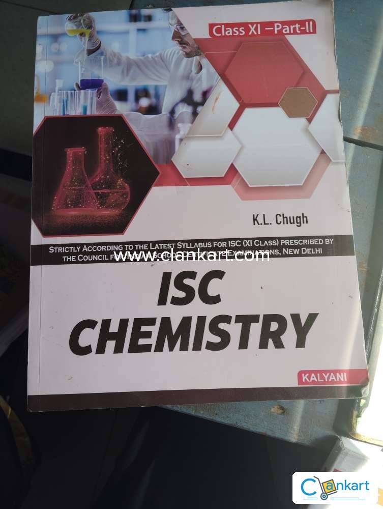 Buy 'Isc Chemistry Part 2 12th' Book In Excellent Condition At Clankart.com