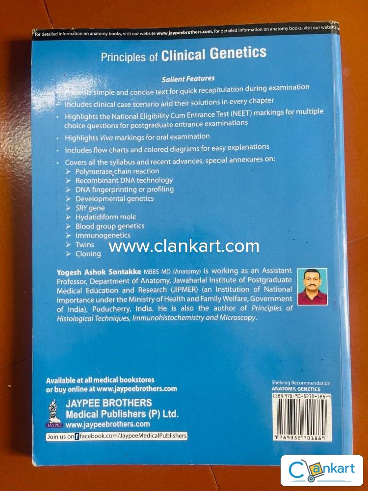 Buy 'Principles Of Clinical Genetics' Book In Excellent Condition At ...