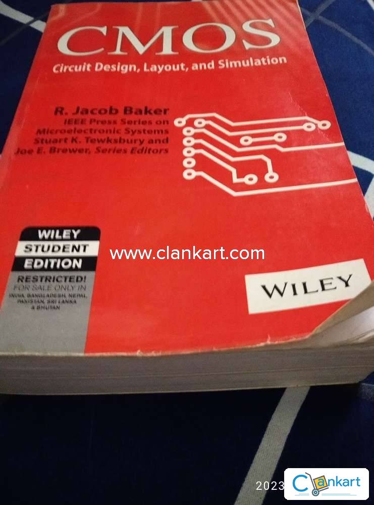 Buy 'Cmos: Circuit Design, Layout, And Simulation' Book In Good ... Buy 'Cmos: Circuit Design, Layout, And Simulation' Book In Good ...