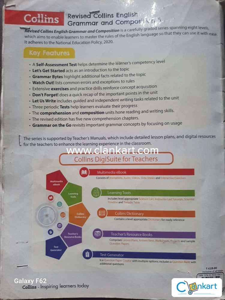 Buy 'Collins English Grammar And Composition Class 5' Book In Excellent ...