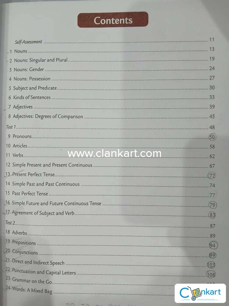 Buy 'English Grammar Textbook For Class 5' Book In Excellent Condition ...