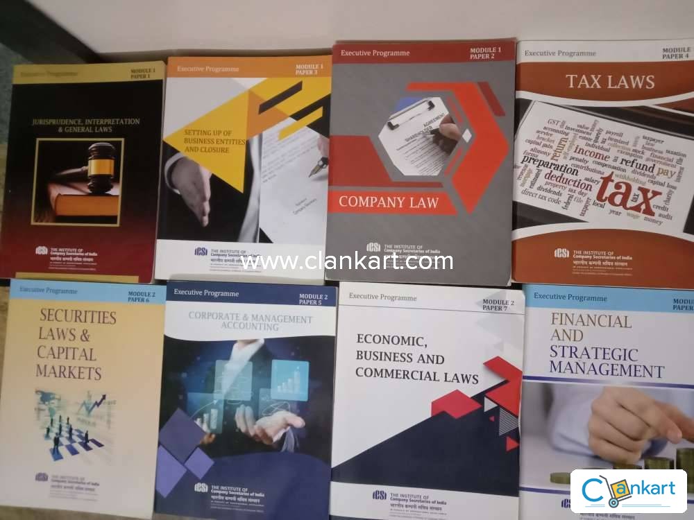 Buy 'Company Secretary Module 1 &2. Set Of 8 Books' Book In Excellent ...