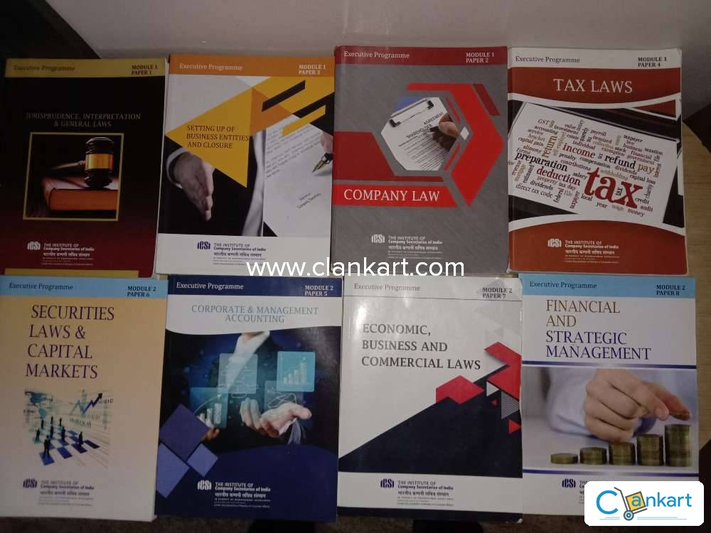 Buy 'Company Secretary Module 1 &2. Set Of 8 Books' Book In Excellent ...