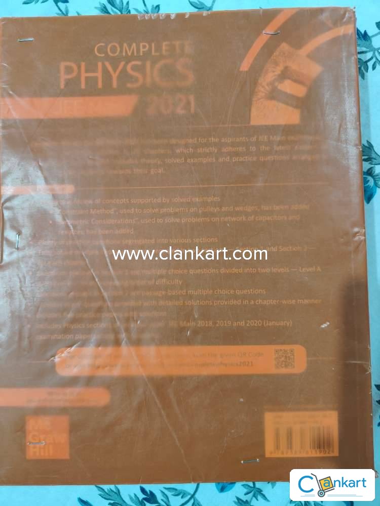 Buy 'Complete Physics For JEE Main 2021' Book In Excellent Condition At ...