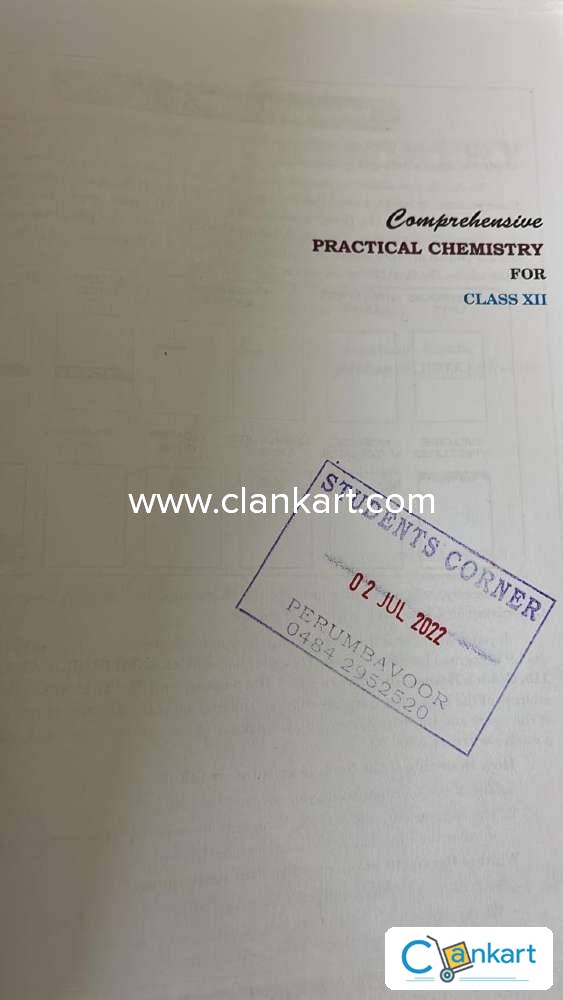 Buy 'Comprehensive Practical Chemistry Xii' Book In Excellent Condition ... Buy 'Comprehensive Practical Chemistry Xii' Book In Excellent Condition ...